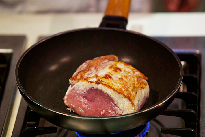 RECETA DE LOMO DE ORZA CON CHIMICHURRY DE LOMBARDA