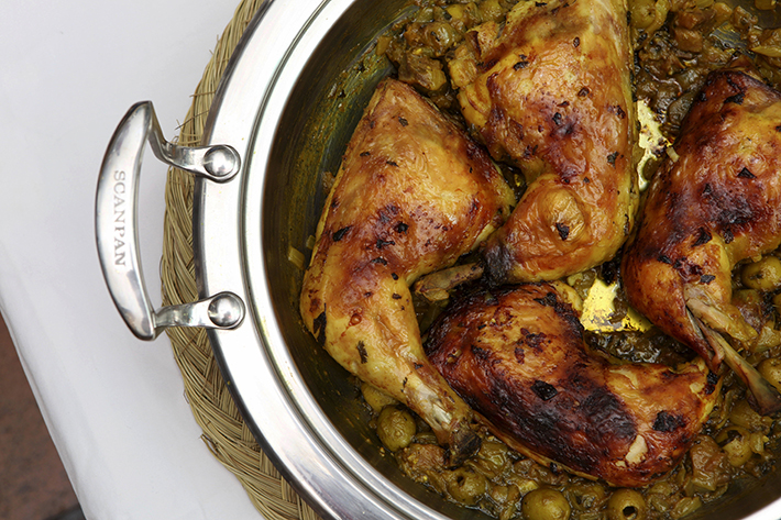 TAJINE DE POLLO CON LIMÓN ENCURTIDO Y MANTEQUILLA CURADA