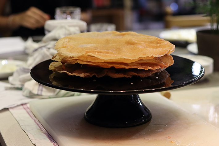 Receta de tarta árabe